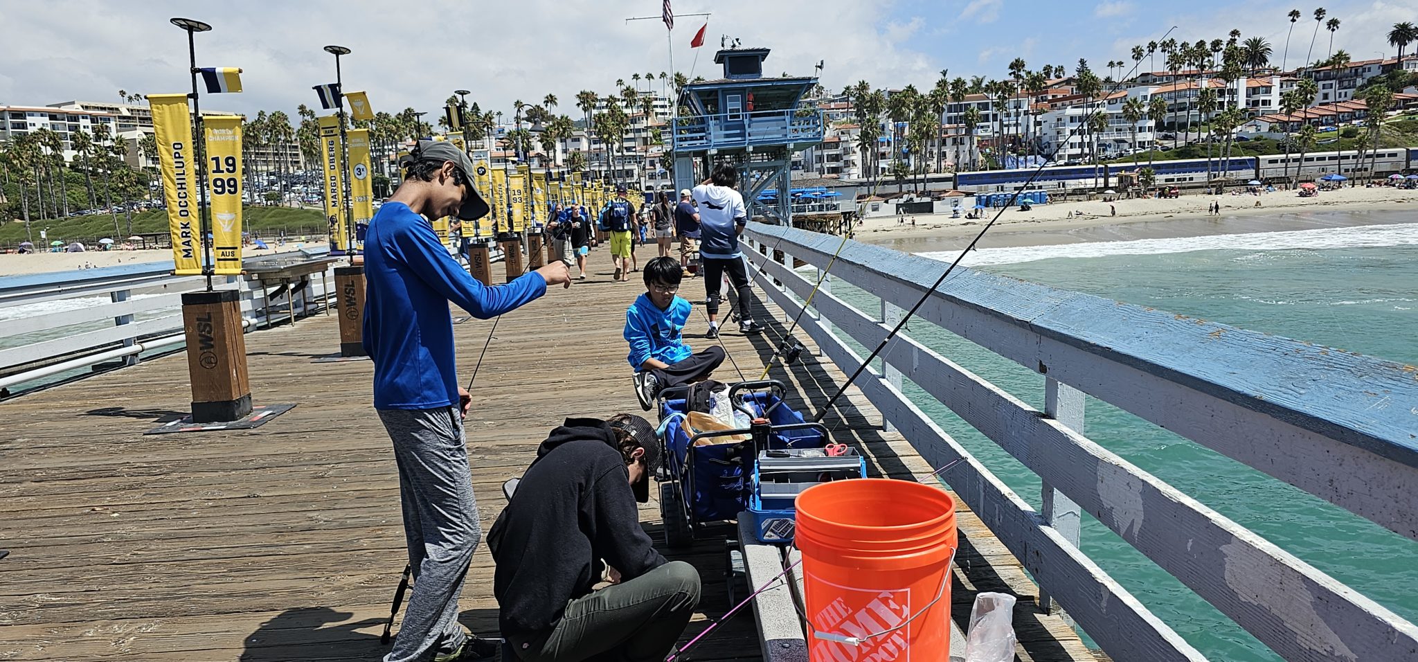 4 Boys at San Clemente Pier – TIMOTHY KONG